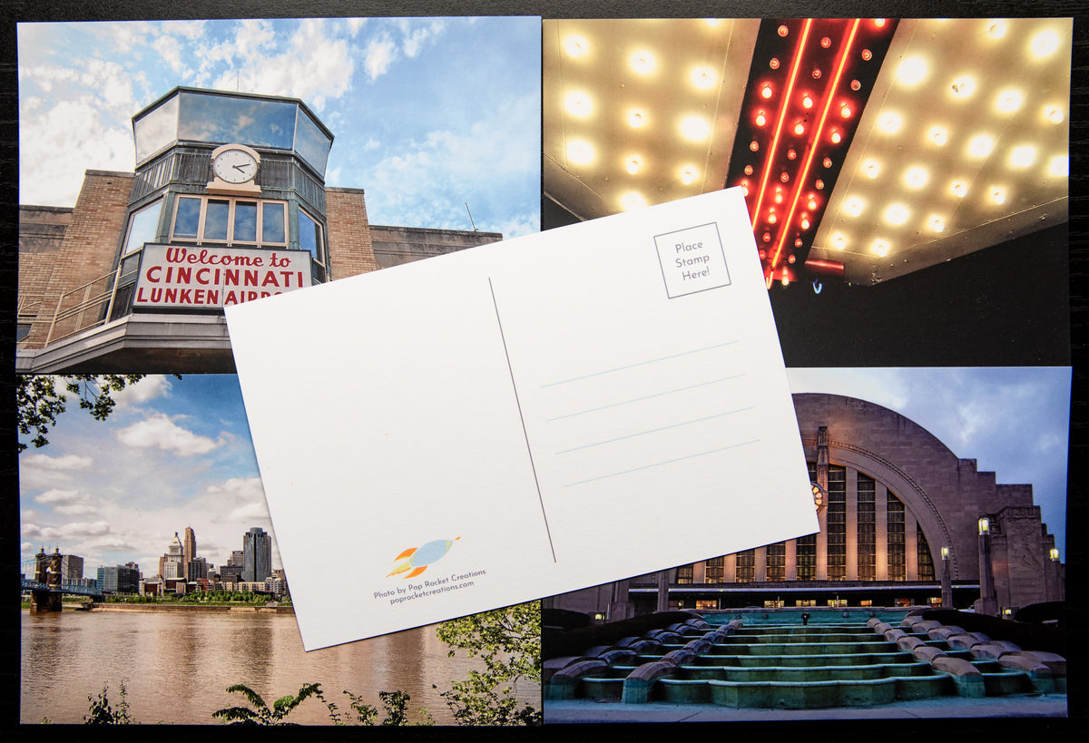 Cincinnati Postcards – Pop Rocket Creations